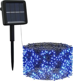 vidaXL Solární světelné řetězy 5 ks 5 x 200 LED dovnitř i ven [328953] Barva: Studená bílá