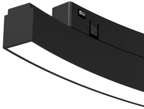 LED Svítidlo do lištového systému MAGNETIC TRACK LED/10W/48V 3000K černá
