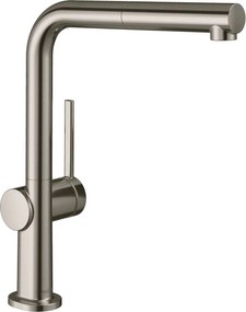 Hansgrohe Talis M54 - Dřezová baterie s výsuvnou koncovkou, nerezová ocel 72845800