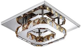 Toolight - Stropní lampa Crystal Glamour - chrom - APP405-C