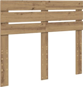 Rám postele Umělecký dub 120 x 200 cm Masivní borové dřevo 3411438