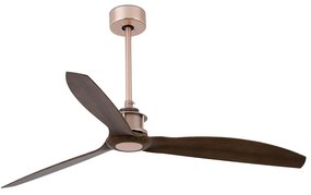 FARO JUST FAN 33399W 50,4“ měď/vlašský ořech Reverzní stropní ventilátor WiZ