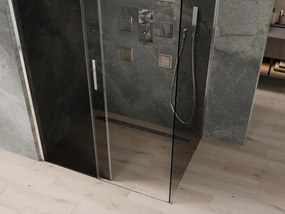 Mexen Omega sprchový kout 100x90cm, 8mm sklo, chromový profil-šedé sklo, 825-100-090-01-40