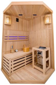 BPS-koupelny Finská sauna Relax  120x120, 1-2 osoby