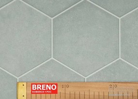 Breno PVC MOONLIGHT Nimes 770M - šedá dlažba, šíře 100 cm