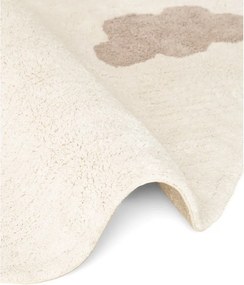 Krémový pratelný/ručně tkaný bavlněný dětský koberec 140x200 cm Snuggle Willy – Hanse Home