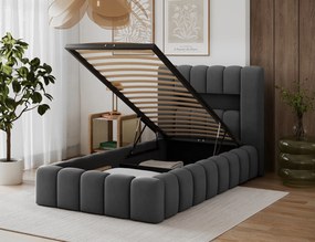 Postel Lamica 90x200 + Kovový rám/plynový výtah/kontejner