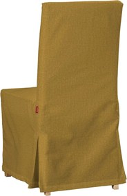 Potah na židli IKEA Henriksdal, dlouhý barva žlutá látka pletený vzor