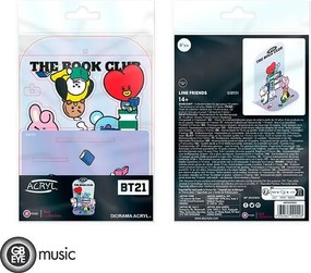 BT21 akrylové diorama - Bookclub