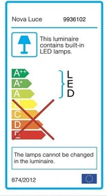 NV 9936102 Venkovní sloupkové svítidlo ENZI tmavě šedý hliník akrylový difuzor LED 15W 3000K 100-240V 180st. IP54 - NOVA LUCE