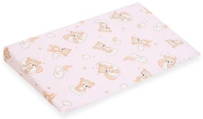 Potah na kojenecký polštář-klin New Baby BASIC 59x37cm pink Barva: Růžová