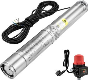 ponorné čerpadlo do hlubokých studní, 550 W 230 V/50 Hz, 50 l/min. 89 m hlava, 20 m