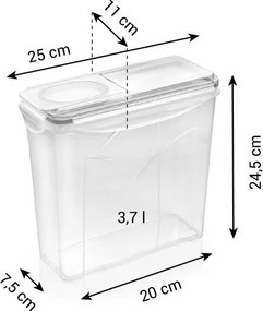 TESCOMA Dóza se sypacím uzávěrem FRESHBOX 3,7 l
