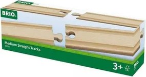 BRIO Střední koleje rovné 144 mm 4 ks / od 3 let