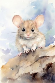 Obraz - Myš na skále