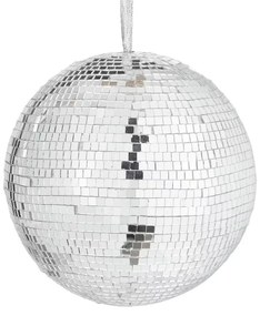 DISCO Koule 10 cm - stříbrná