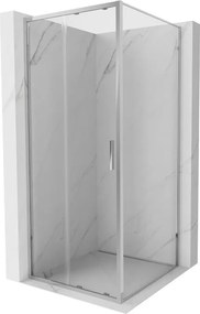 Mexen Exo, sprchový kout s posuvnými dveřmi 95 x 95 cm, 6mm čiré sklo, chromový profil, 8151-095-095-01-00