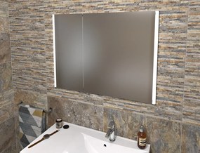 Sapho Sapho, INTEGRA zápustná galerka s LED osvětlením, 95x70cm, IN095