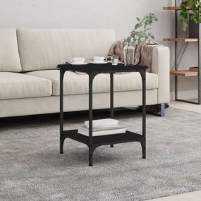 Konferenční stolek černý 40 x 40 x 55 cm kompozitní dřevo - Default Title