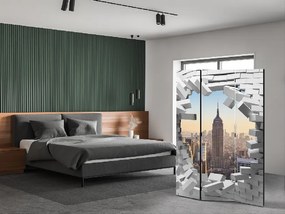 3D paraván výhled na new york Rozměr: 135 x 180 cm