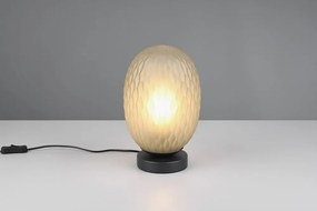 Zelená stolní lampa se skleněným stínidlem (výška 28,5 cm) Facette – Trio