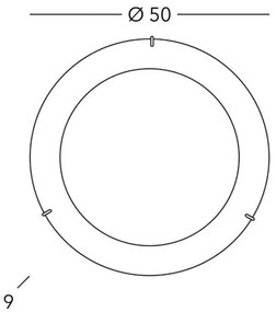 Kolarz A1306.13.4 - Stropní svítidlo MOON 3xE27/60W/230V