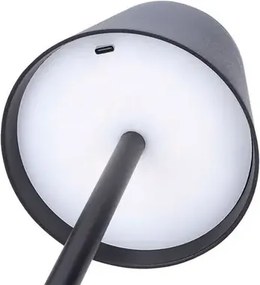 Solight WO69-B LED nabíjecí lampička Lucca černá / 120lm / změna CCT /