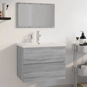 Koupelnová sestava šedá sonoma kompozitní dřevo 3152877
