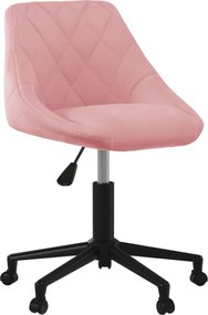 vidaXL Otočná jídelní židle samet [3089032] Barva: Černá