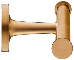 Duravit Starck T - Dvojitý držák toaletního papíru, kartáčovaný bronz 0099380400
