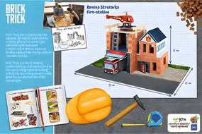 TREFL Stavebnice BRICK TRICK Hasičská zbrojnice XL / 190+ dílků / od 6