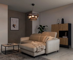 Orabela, 55x130x55cm závěsná 3B černý