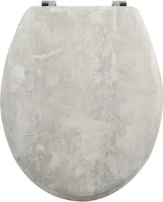 MSV STONEHENGE WC prkénko šedé / MDF
