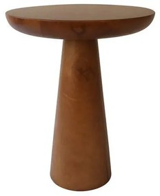Ořechový odkládací stolek Tucas Home Mushroom - 28 cm