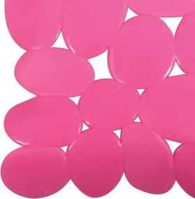MSV GALETS protiskluzová podložka do sprchy růžová / PVC / 53 x 53 cm