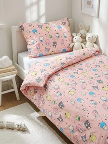 Sinsay - Bavlněná souprava povlečení Hello Kitty - pastelová růžová