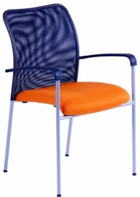 Office Pro Konferenční židle TRITON NET Čalounění OFFICE PRO  NET oranžová