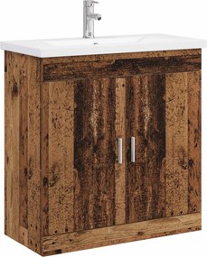 Sada koupelnového nábytku Staré dřevo 81 x 40 x 84,5 cm 3404364