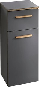 XXXLutz SPODNÍ SKŘÍŇKA, šedá, 30/72/33 cm Xora - Spodní skříňky - 001977032805