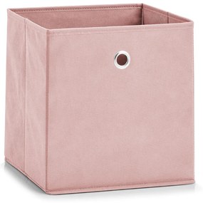Zeller Látkový úložný box rosé 28x28x28 cm