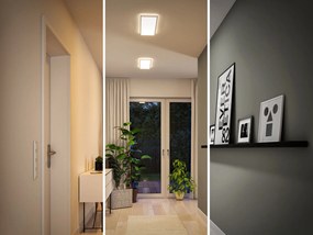 Paulmann 79927 Atria Shine, bílé stropní svítidlo s korónou s funkcí White Switch 22W LED 3000/4000/6500K, 58x20cm