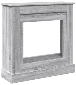 Krbová Obestavba Šedá Sonoma 90 X 30 X 90 Cm Kompozitní Dřevo - Černý dub