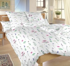 Dadka Povlečení bavlna Herbal starorůžový 140x200, 70x90 cm