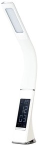 LED stolní lampička Immax LEATHER WHITE bílá