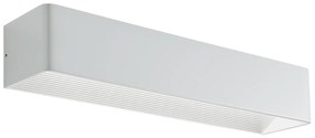 Redo 01-1343 nástěnné LED svítidlo Duel matně bílé, 12,5W, 3000K, 43cm