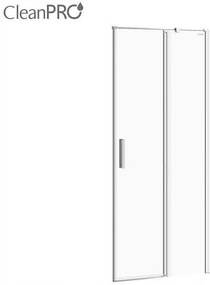 Cersanit Moduo - Dveře do niky / Dveře pro sprchový kout, pravé, 80x195cm, chromový profil-čiré sklo, S162-004