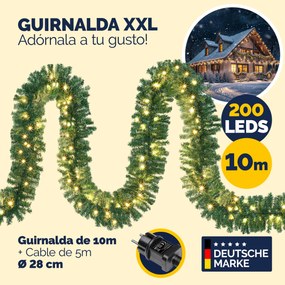 Vánoční girlanda 10m vnitřní/venkovní