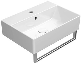 GSI KUBE X keramické umyvadlo 50 x 37 cm s přepadem Extra Glaze bílá 9447111