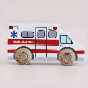 LE TOY VAN Dřevěná sanitka Lance / od 2 let