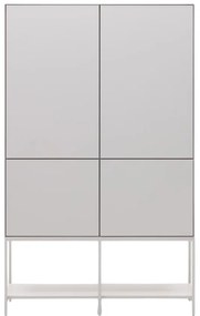 Bílá lakovaná komoda Kave Home Vedrana 97,5 x 40 cm